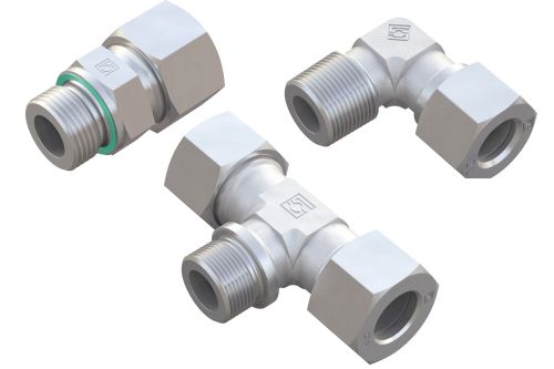 VOLZ 24° Rohrverschraubungen aus Edelstahl