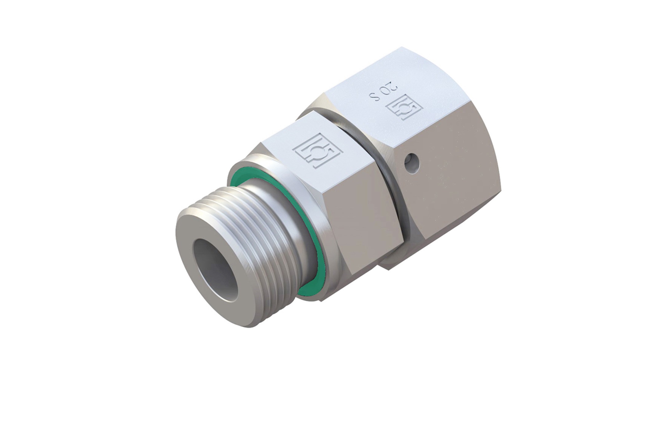 Stainless Steel - Straight Male Stud Fitting | STAUFF