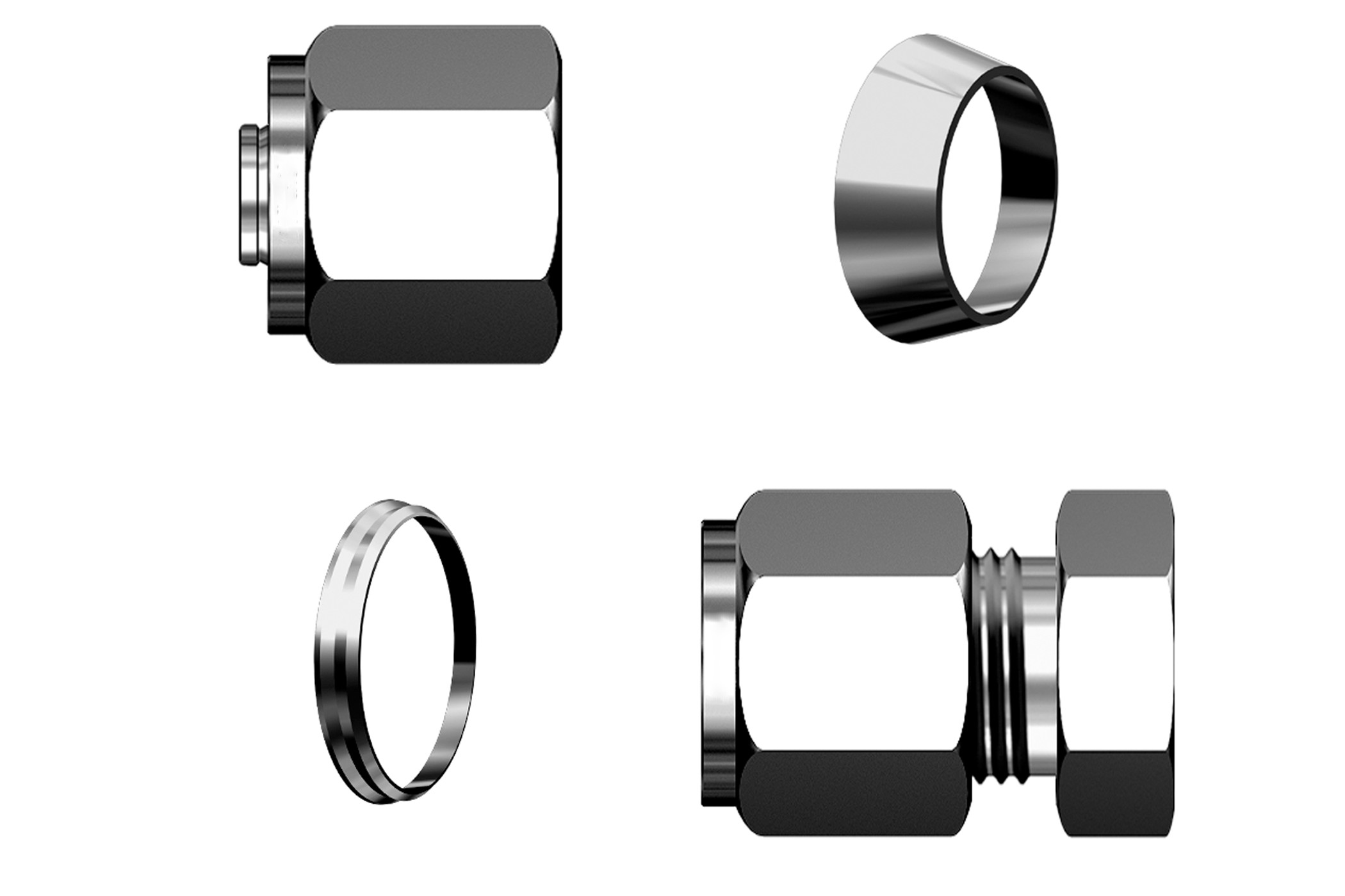 LOK Twin Ferrule Fittings Spare Parts | STAUFF