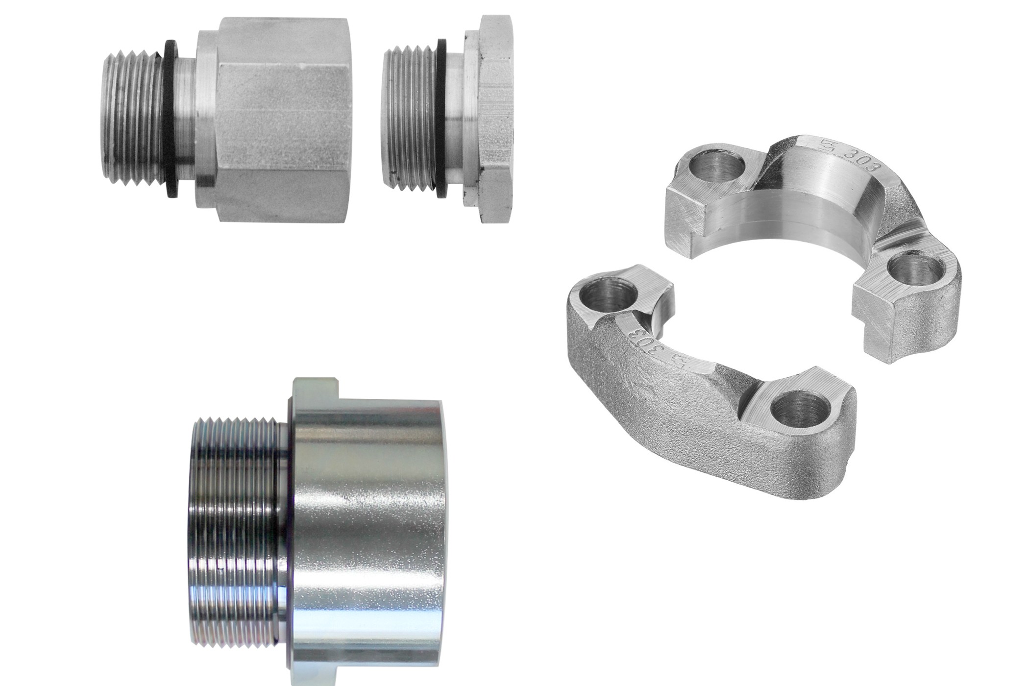 Fluid Port Clamps and Adaptors | STAUFF
